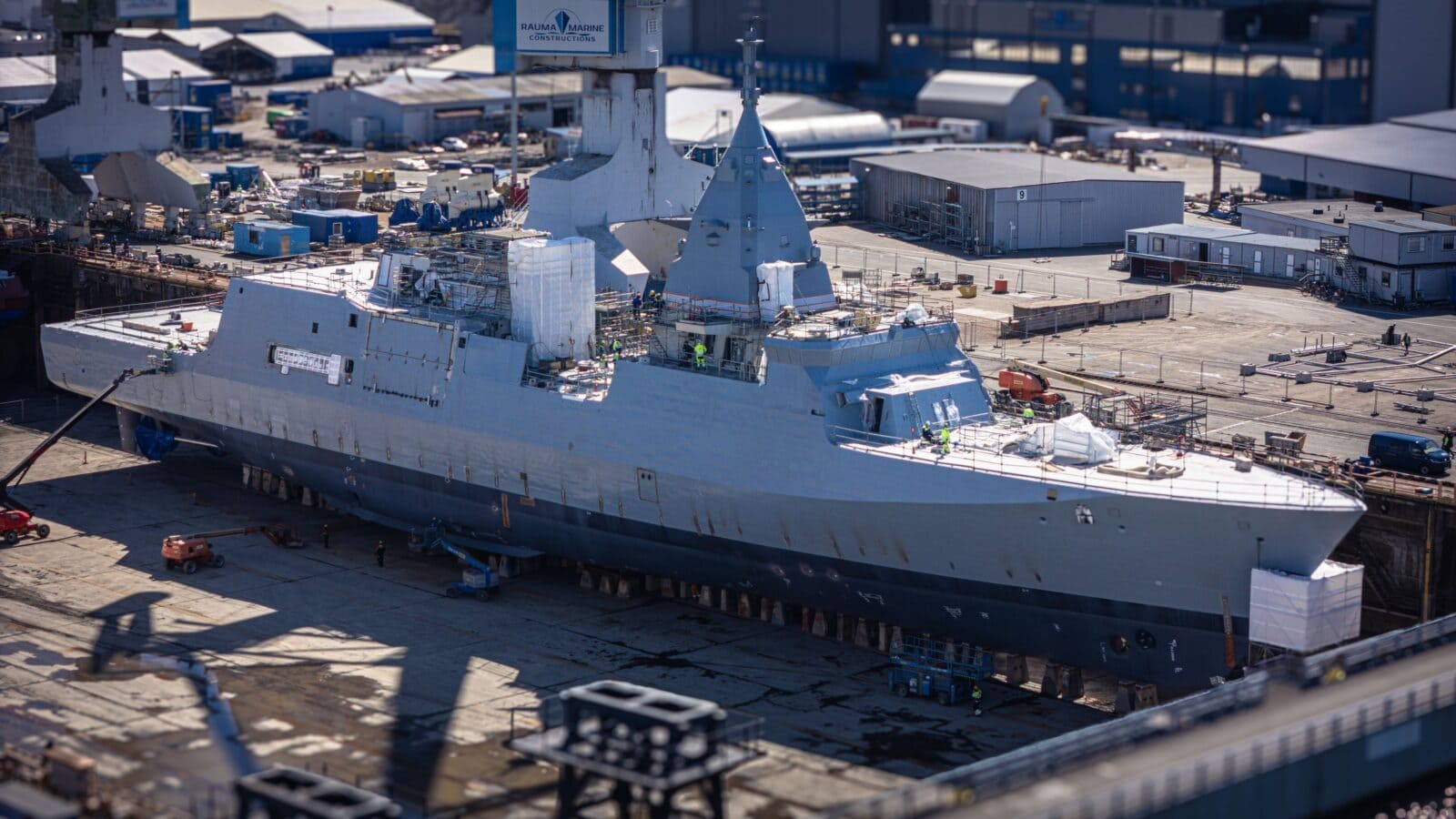 The first multi-purpose corvette built at Rauma shipyard has been ...
